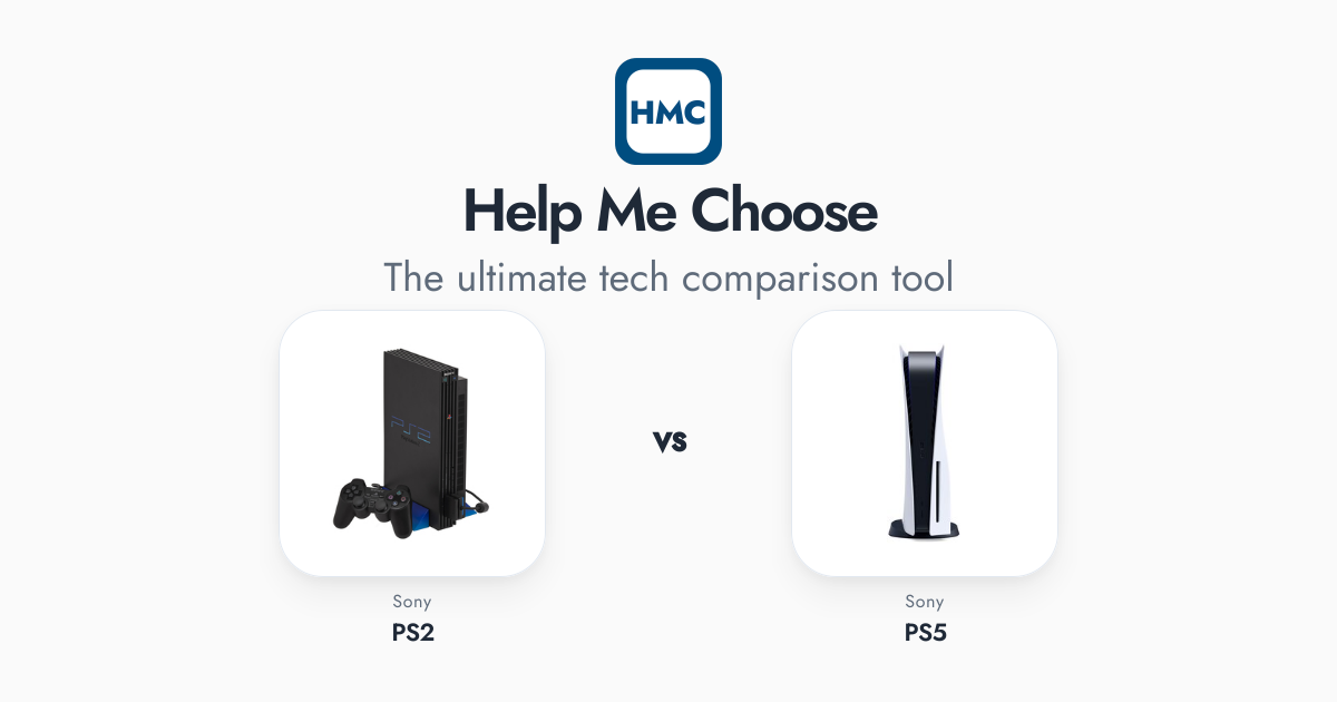 Sony PS2 vs Sony PS5 Full Specs - HMC