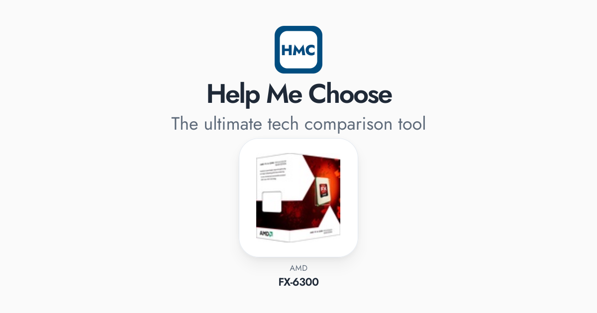 AMD FX-6300 Full Specs - HMC