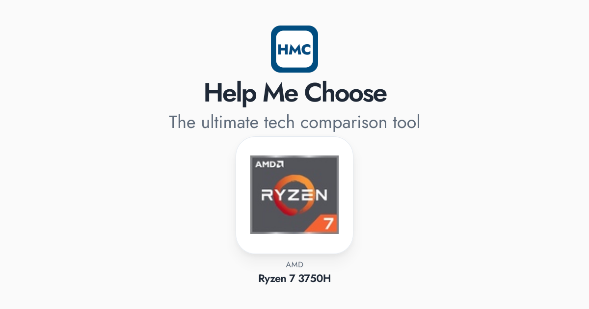 AMD Ryzen 7 3750H Full Specs - HMC