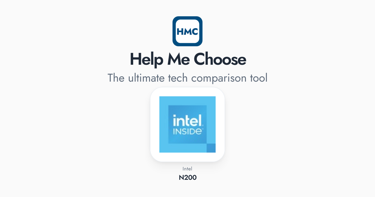 Intel N200 Full Specs - HMC