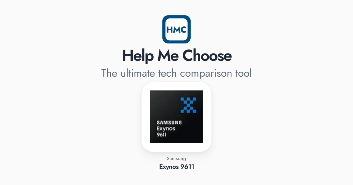Samsung Exynos 9611 Full Specs - HMC