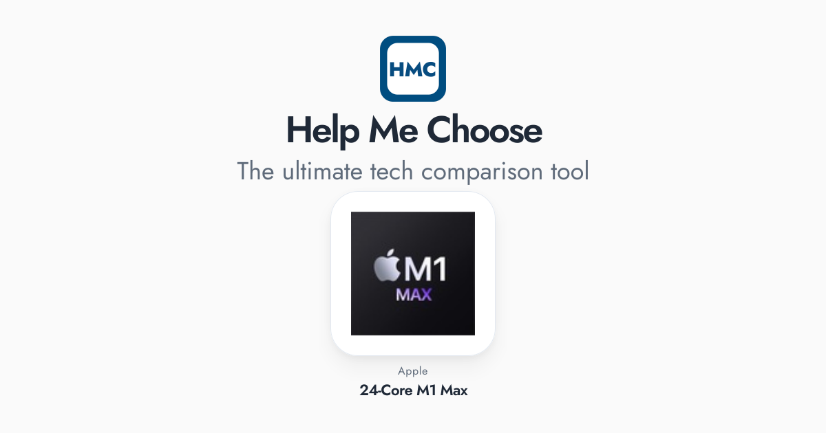 Apple 24-Core M1 Max Full Specs - HMC