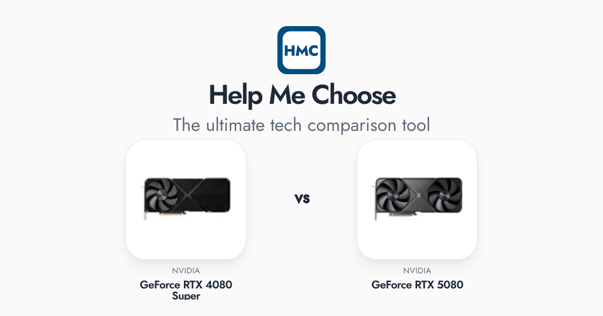 NVIDIA GeForce RTX 4080 Super vs NVIDIA GeForce RTX 5080 Full Specs - HMC