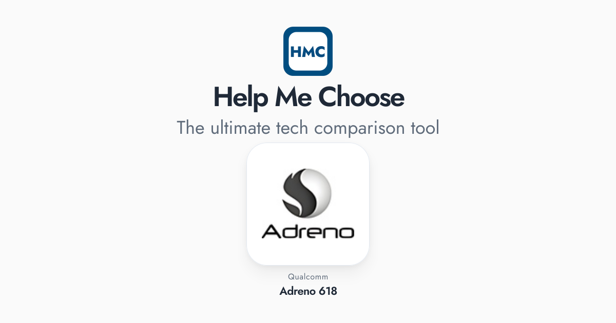 Qualcomm Adreno 618 Full Specs - HMC