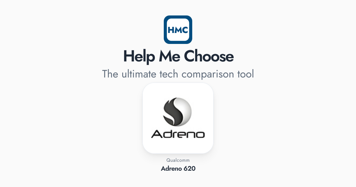 Qualcomm Adreno 620 Full Specs - HMC